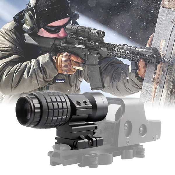 3x30MM Magnifying Scope with Flip opened Mount For Airsoft Gun | Wish