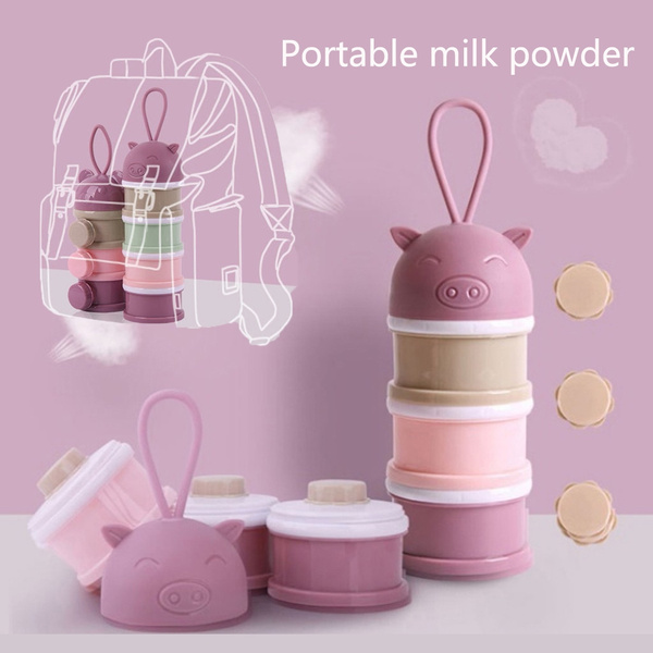 Baby milk powder box portable milk powder tank separation box small ...