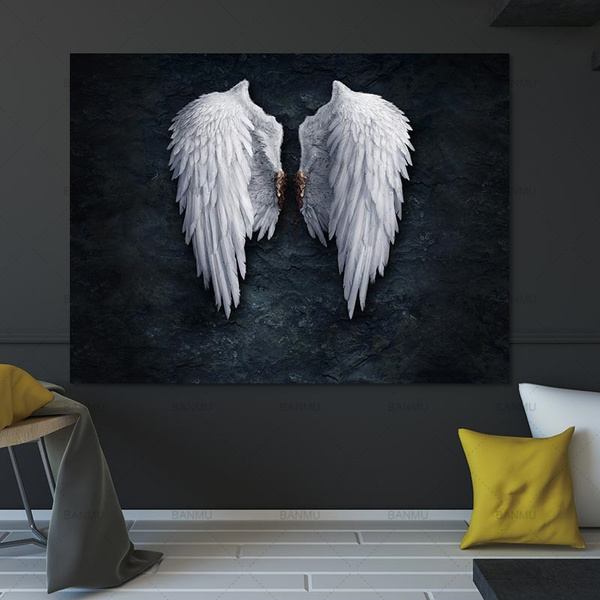 Picture Wall Art Canvas Painting Wing Posters and Prints The Powerful ...