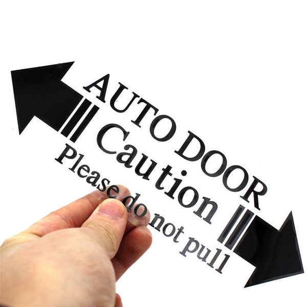 Window Decal Glass Automatic Car Sticker Please Do Not Pull Warning ...