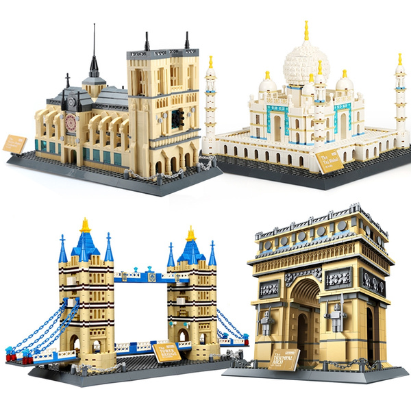 1500pcs Wange Notre Dame de Paris World Landmark Architecture Modular ...