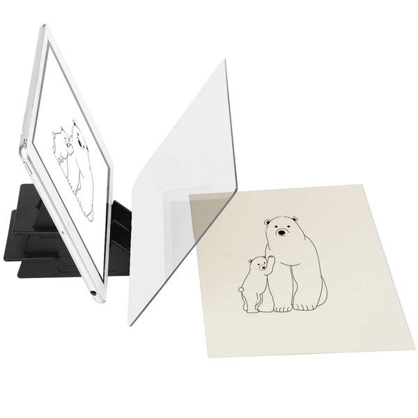 Optical Reflection Board Reflection Image Trace Sketch Guide Optical ...