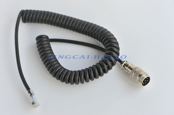 Yaesu 8-Pin Round to Yaesu 8-Pin Modular Microphone Mic Plug Adapter ...