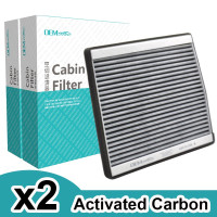 Xukey® 2x Car Pollen Cabin Air Filter Includes Activated Carbon For ...