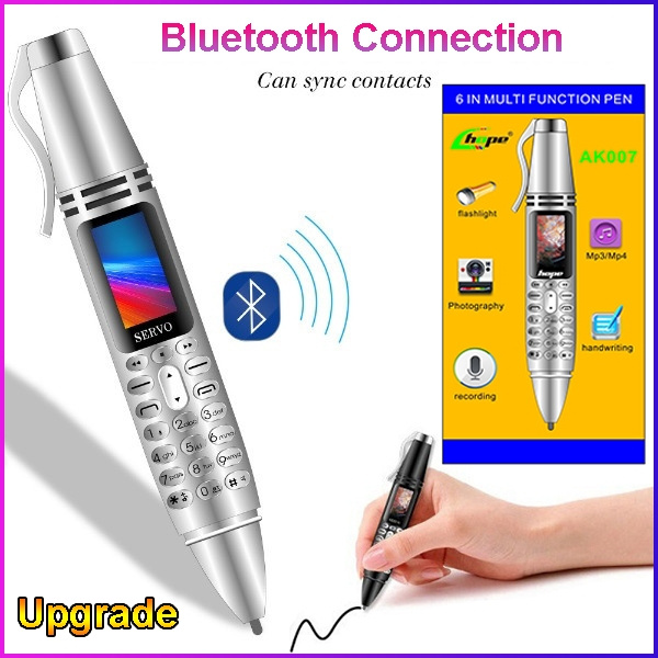 2019 New Upgrade Multifunction AK007 Pen Phone with Camera Dual SIM ...
