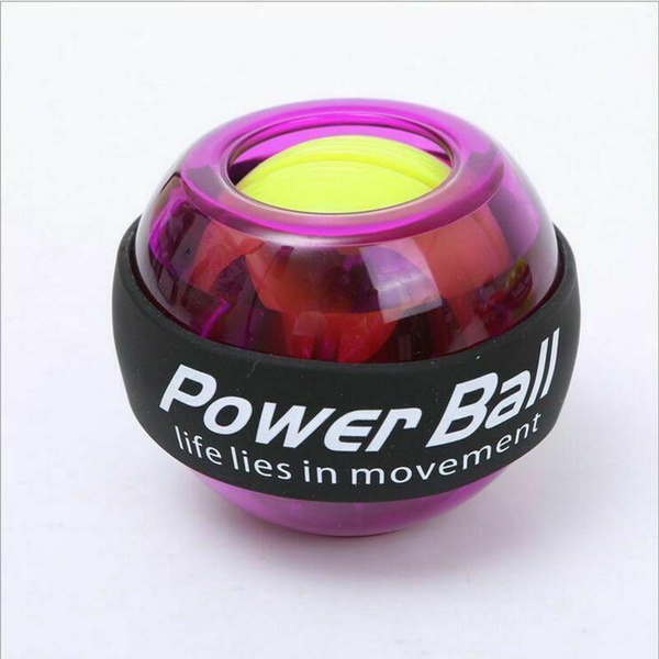 LED Gyro Ball Power Wrist Ball Golf Tennis Gyroscope Arm Exercise Force ...