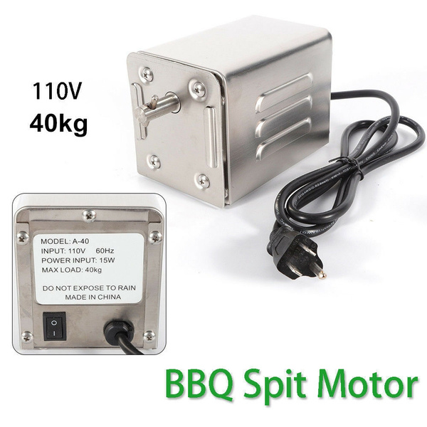 BBQ Split Motor Stainless Steel Pig Chicken Grill Electric Rotisserie ...