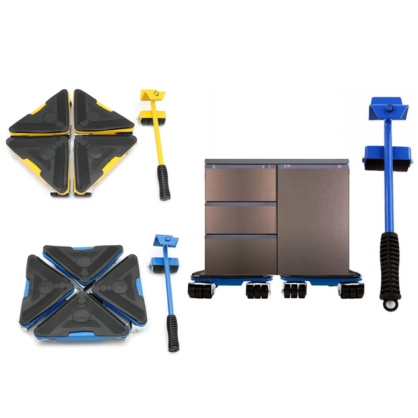 Heavy Furniture Lifter Mover Triangle Wheels Sliders Table Sofa Home ...