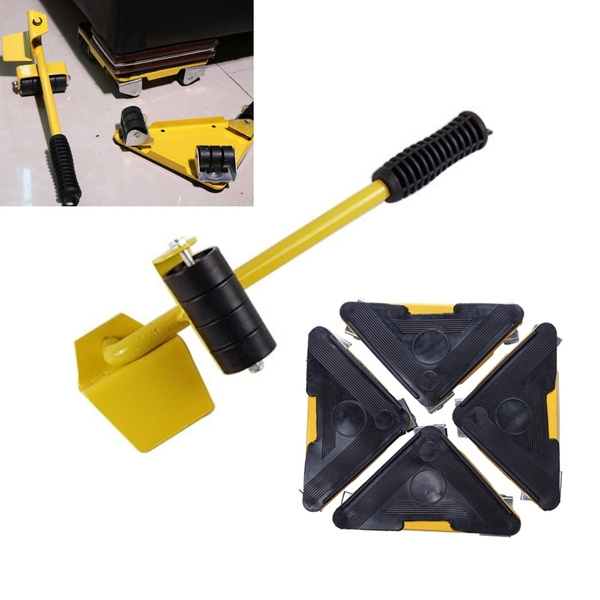 Heavy Furniture Lifter Mover Triangle Wheels Sliders Table Sofa Home ...