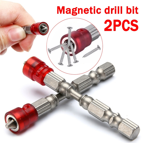 2PC 65mm Magnetic Screwdriver Bit Ph2 Screwdriver Bit Gypsum Board ...