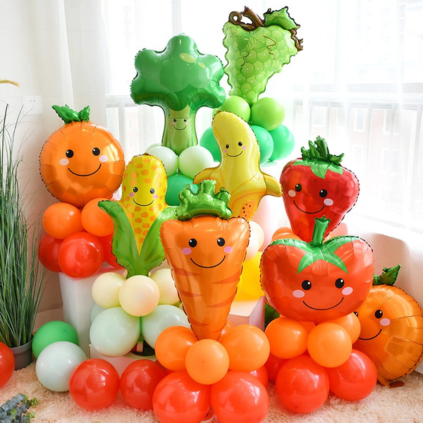 An exotic fruit and vegetable balloon for birthday parties and weddings ...
