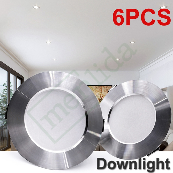 Menlida 6PC LED Downlight 5W 7W 9W 12W 15W Round Recessed Lamp 220V ...