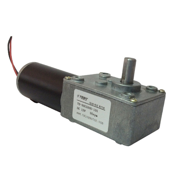 DC 24V/160rpm High Speed electrical oriental dc worm reducer motor with ...