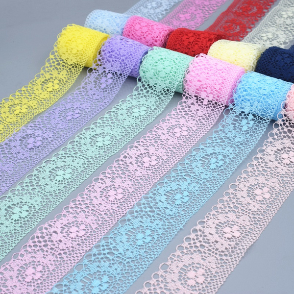 10 yards beautiful lace ribbon diy European lace fabric lace stitching ...