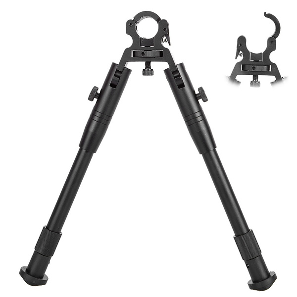 Extendable 6inch Rifle Bipod Barrel Adjustable Tactical Bipod For ...