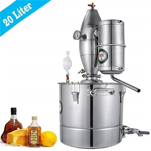 20L/30L Water Alcohol Distiller 304 Stainless Steel Alcohol Distiller ...