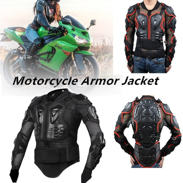 Motorcycle Safety Armor Clothing Spine Chest Jacket Knight Motocross ...