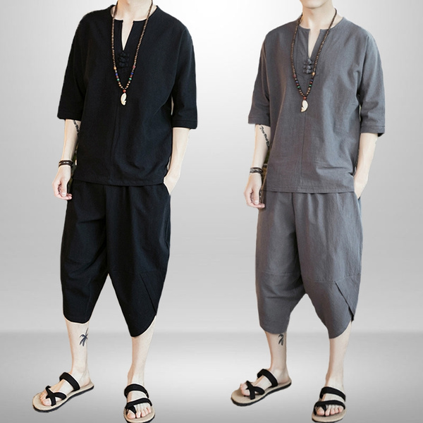 Jamickiki New Summer Japanese Style Plus Size Loose Short-sleeved Two ...