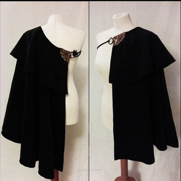 Vintage Medieval Warrior Shoulder Cape Larp Knight Cape Unisex ...