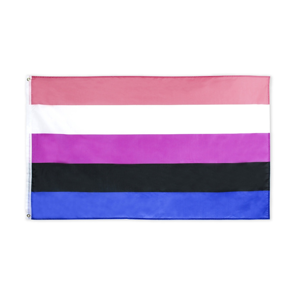 90*150cm 3x5fts LGBT genderqueer Genderfluid Gender fluid pride Flag | Wish