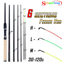Sougayilang Fishing Rods 3m/9.8ft 3Tops Feeder Rod 24Ton High Carbon ...