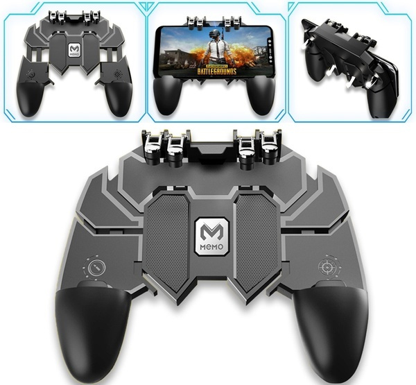 Mobile Gaming Controller Gamepad Handle Trigger Fire Button 4 Triggers ...