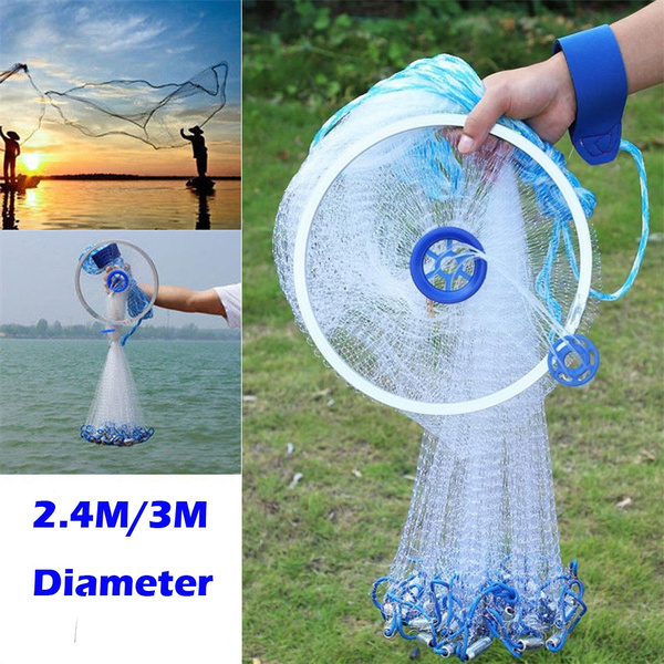 Magic Fishing Net Finefish Aluminum Ring American Catch Fish Network | Wish