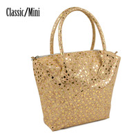 2019 Waterproof Faux PU Leather Wood Pattern Inner Pocket Plus Handle ...