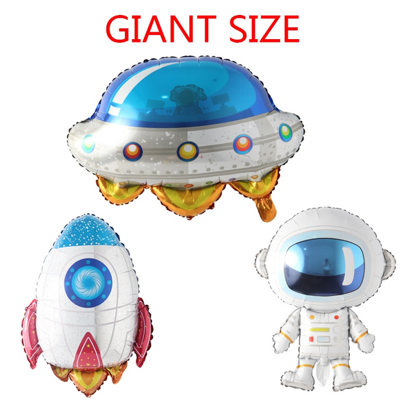 Baby shower happy birthday party decoration outer space Rocket ...