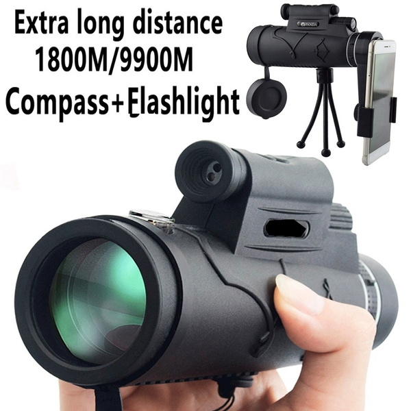 1800M/9900M Extra Long Distance Monocular Compass Flashlight Infrared ...