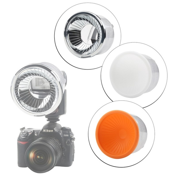 Bowl Light Compatible Diffuse Diffuser Bowl Flash Cover for Canon /Sony ...