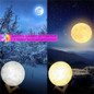 Romantic 3D Lunar light USB LED Magical Moon Light Moon Lamp 16 Color ...
