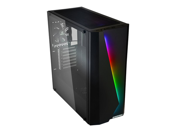 Lepatek ECA-MK50-BB-ARGB Addressable RGB ARGB Mid Tower Gaming PC Case ...