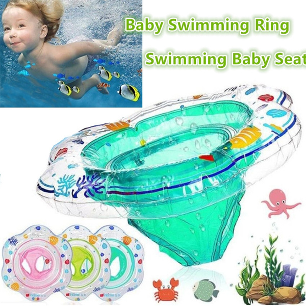 Baby Kids Water Play Tool Poor Baby Seat Inflatable Swimming Ring ...