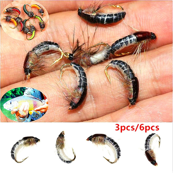 Hot Sea Fishing, River Fishing #12real Nymph Flying Carp Fishing ...