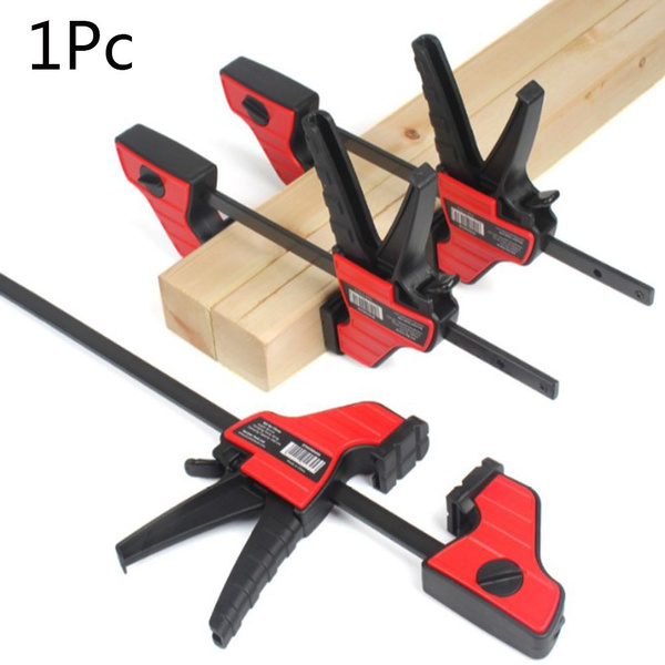 Heavy duty F clamp wood working quick grip f style bar with plastic ...