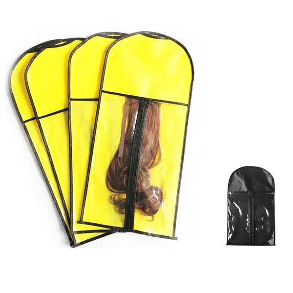 High quality Wig Hair Bag Wigs Carrier Case for Hair Extensions Hair ...