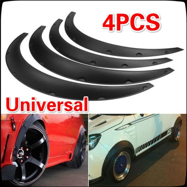 3.1 Inch/80 Mm 4Pcs Universal Flexible Car Fender Flares Extra Wide ...