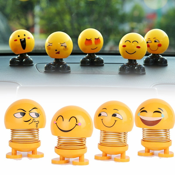 Funny Car Ornaments Shaking Head Automobiles Decor Toys Bobblehead Nod ...