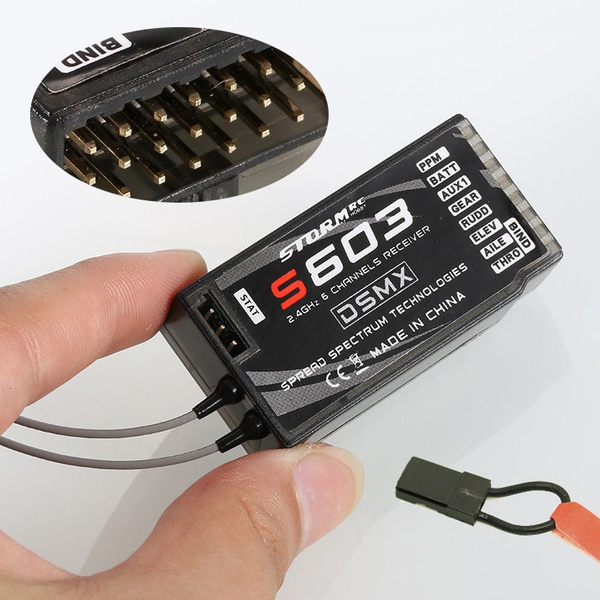 New S603 DSMX 6-Channel Receiver RX Support DSM2 Fit For Spektrum ...