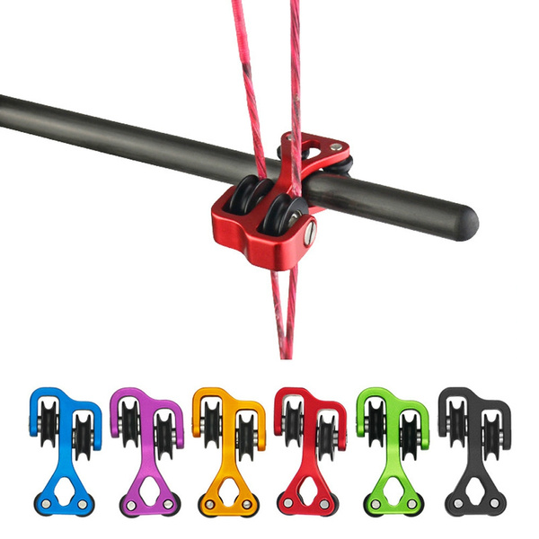 1Pcs Archery Compound Bow Cable Slide String Splitter Roller Glide ...