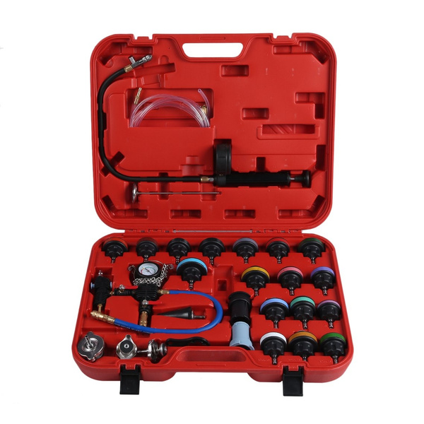 27pcs Auto Car Water Tank Cooling Leaking Radiator Pressure Tester Kit ... 27pcs Auto Car Water Tank Cooling Leaking Radiator Pressure Tester Kit ...