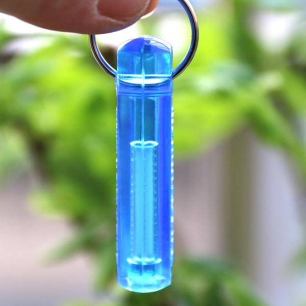 Durable Mini Outdoor Camping Tritium Gas Luminous Keychain Key Ring ...