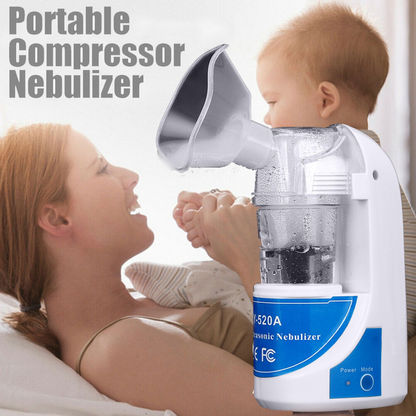 Portable Ultrasonic Nebulizer Kit Health Care Children Home Inhaler ...