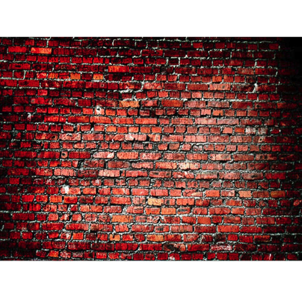 Retro Vinyl Red Brick Wall Photography Background Backdrop For Studio ...