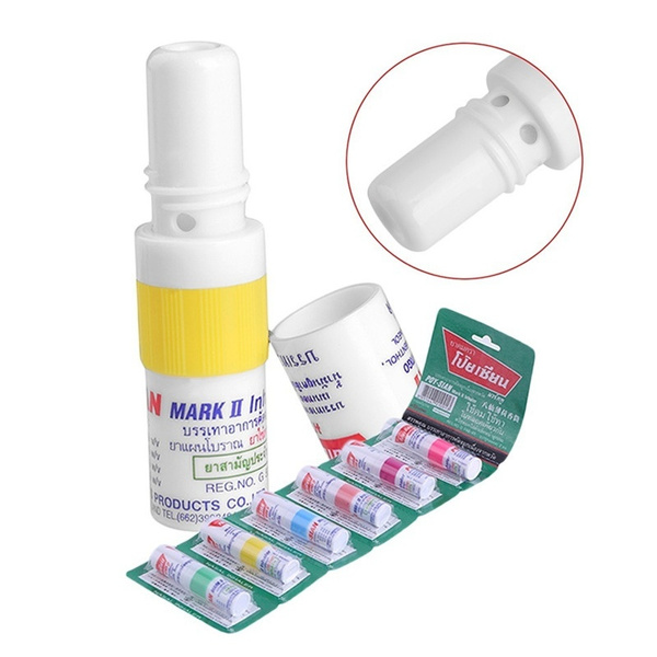 Poy-Sian Mark 2 II Herbal Nasal Inhaler For Reliefing Dizziness Fatigue ...