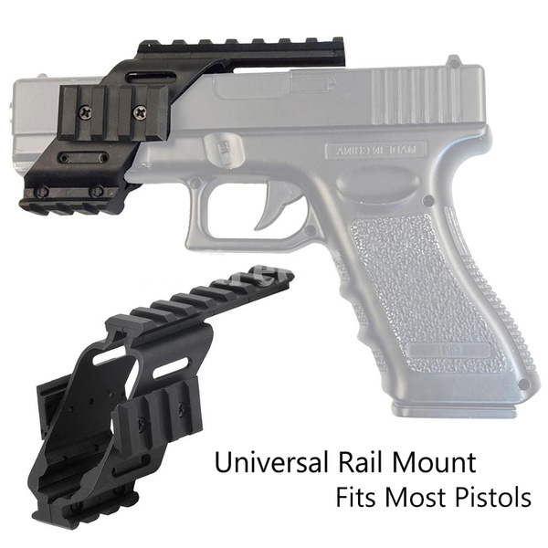 High Quality Universal Rail Mount Fits Most Pistols Unisex Glock G17 ...
