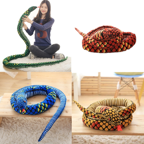 1pc 280cm Simulation Snake Plush toys Giant Snake animals python Soft ...