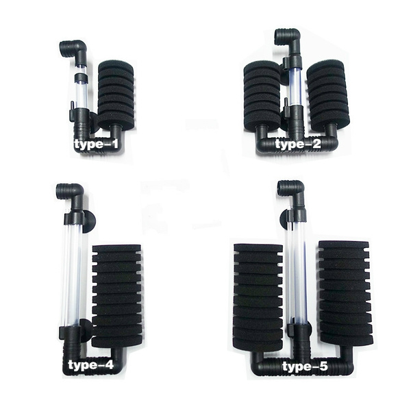 Aquarium Filter Fish Tank Shrimp Pond Air Pump Biochemical Sponge ...
