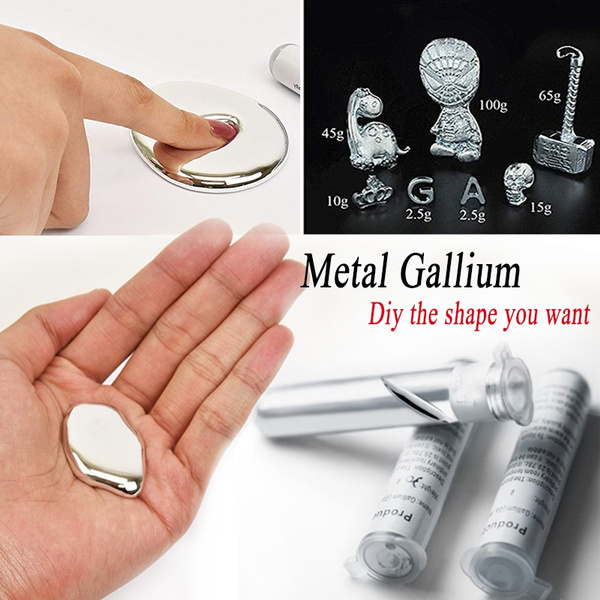 5/10grams/ Ga Pure Gallium Low Melting Point Metal Magic Magician ...